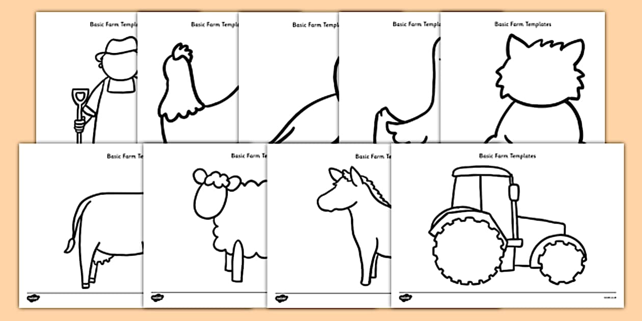 Basic Farm Template Resource Pack (Hecho por educadores)