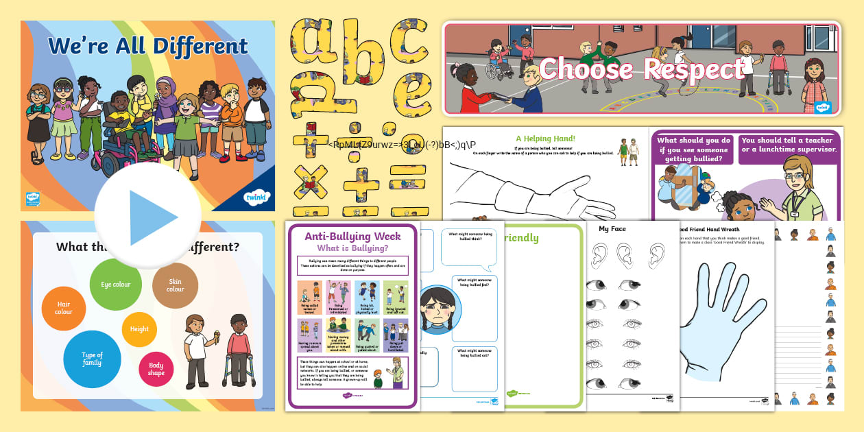 KS1 Anti-Bullying Week Activities Pack (teacher made)