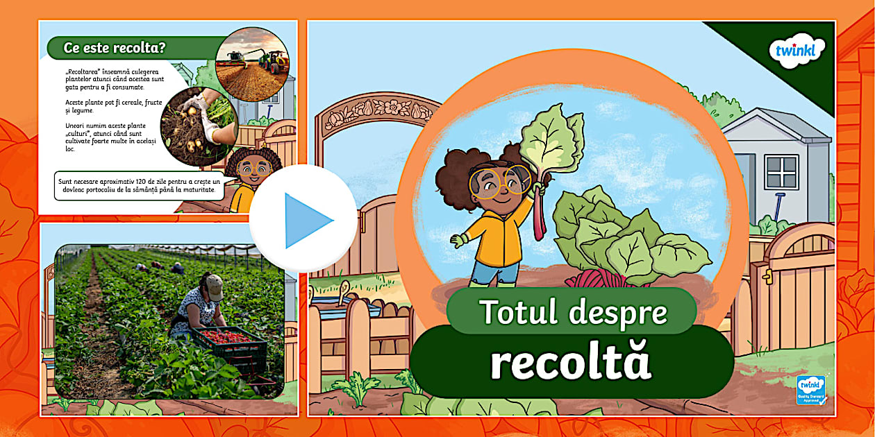 Recolta Serenei: Totul despre recoltă Prezentare PowerPoint