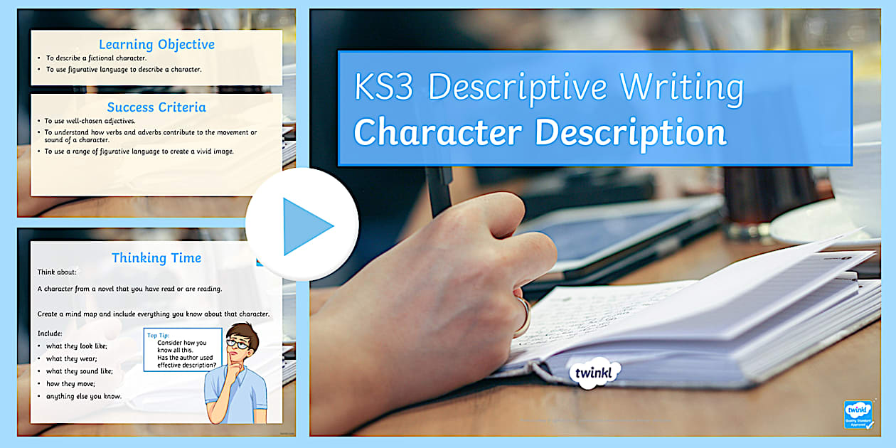 Character Description Lesson | KS3 English | Beyond - Twinkl