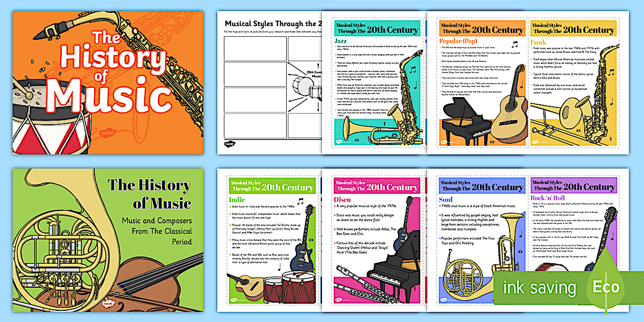 CfE Second Level Musical History Resource Pack - Twinkl