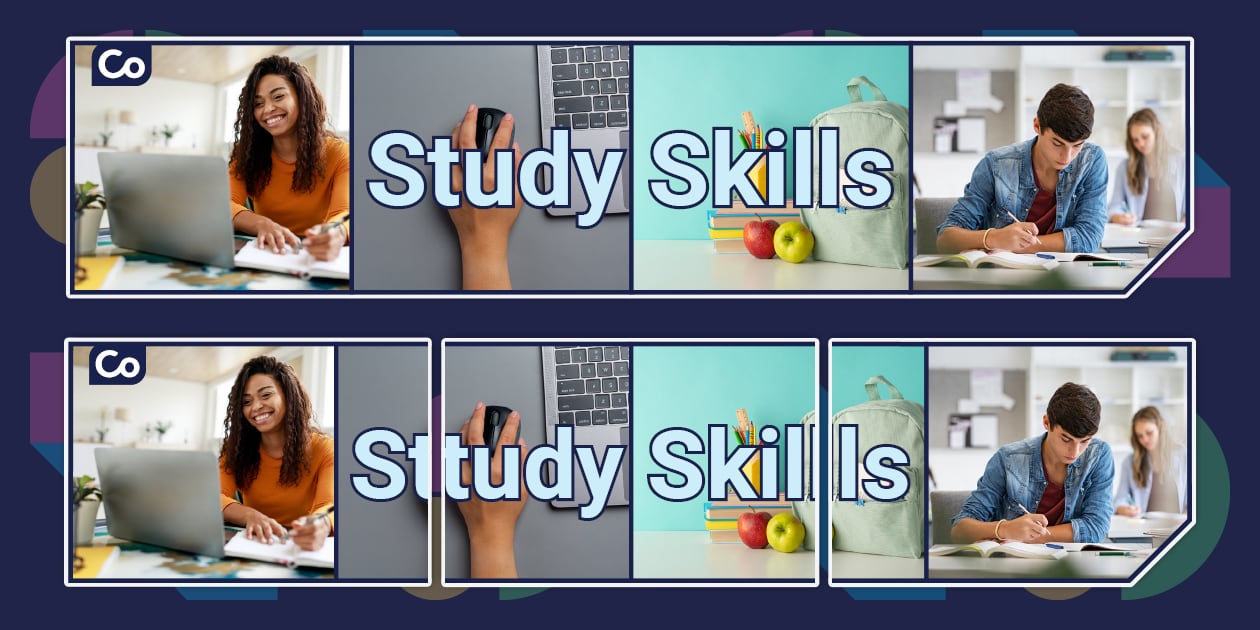 Study Skills Banner (Teacher-Made) - Twinkl