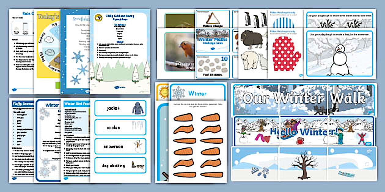 FREE! - Early Years Winter Resource Pack (teacher made)