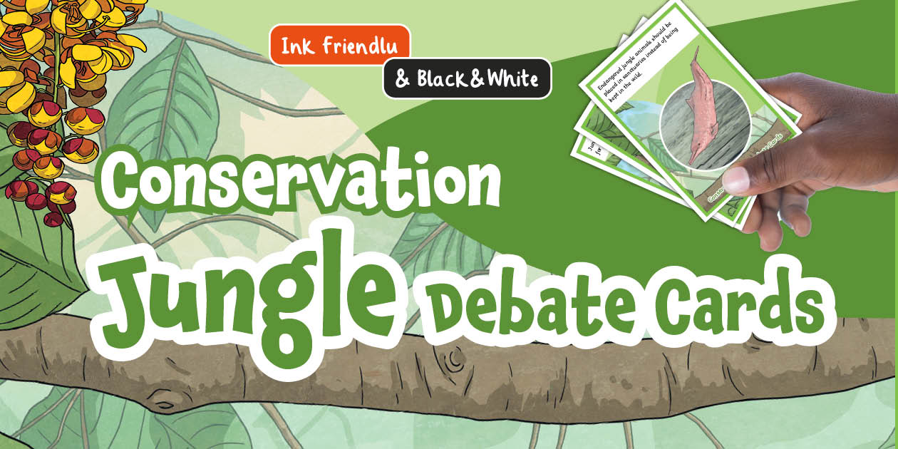 IP English Conservation Jungle Debate Topics Activity Sheet
