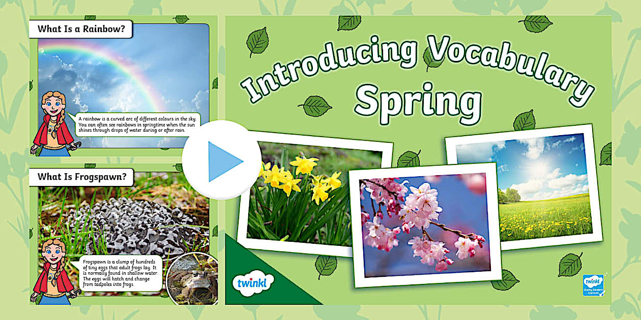 Spring Vocabulary PowerPoint | Communication and Language