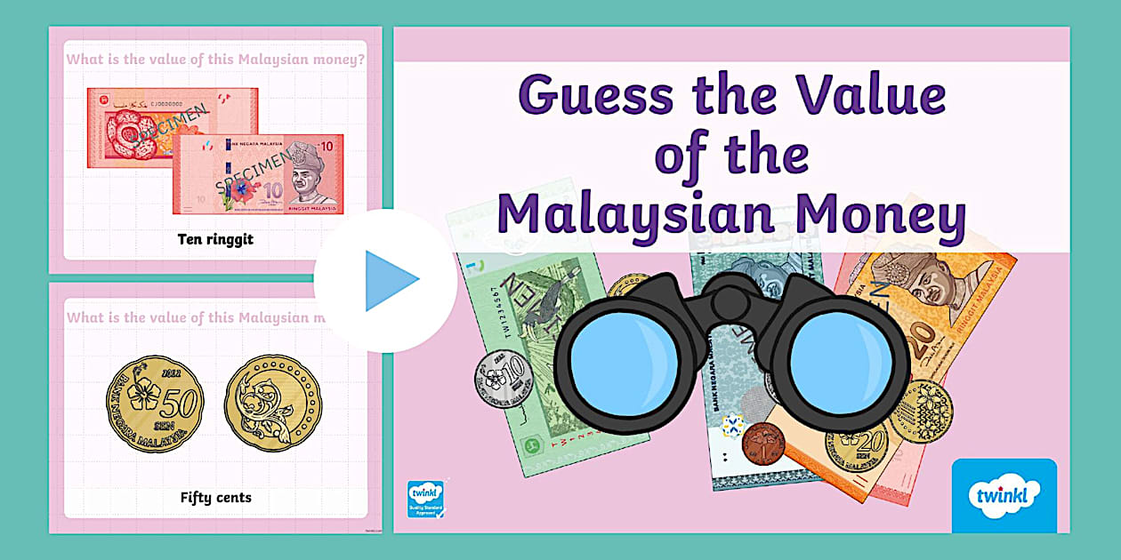 Malaysian Money - Guess the Value of the Currency - Twinkl