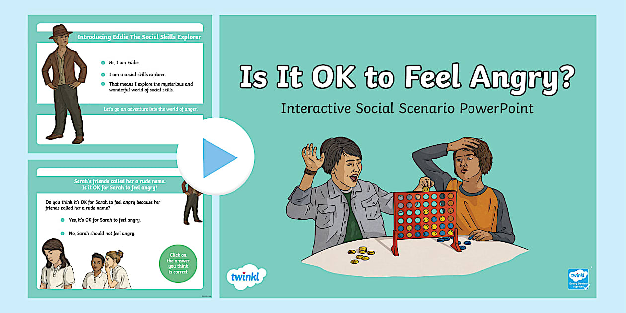 Anger Management PowerPoint | Is it OK to Feel Angry?
