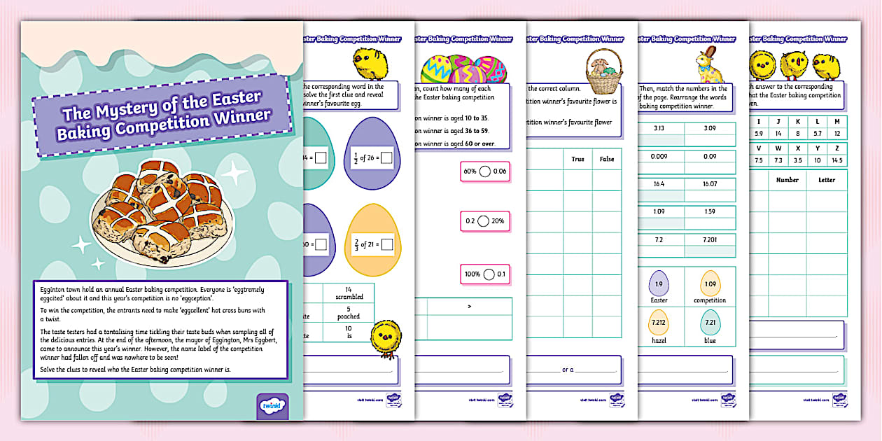 👉 Year 5 The Mystery of the Easter Baking Competition Winner