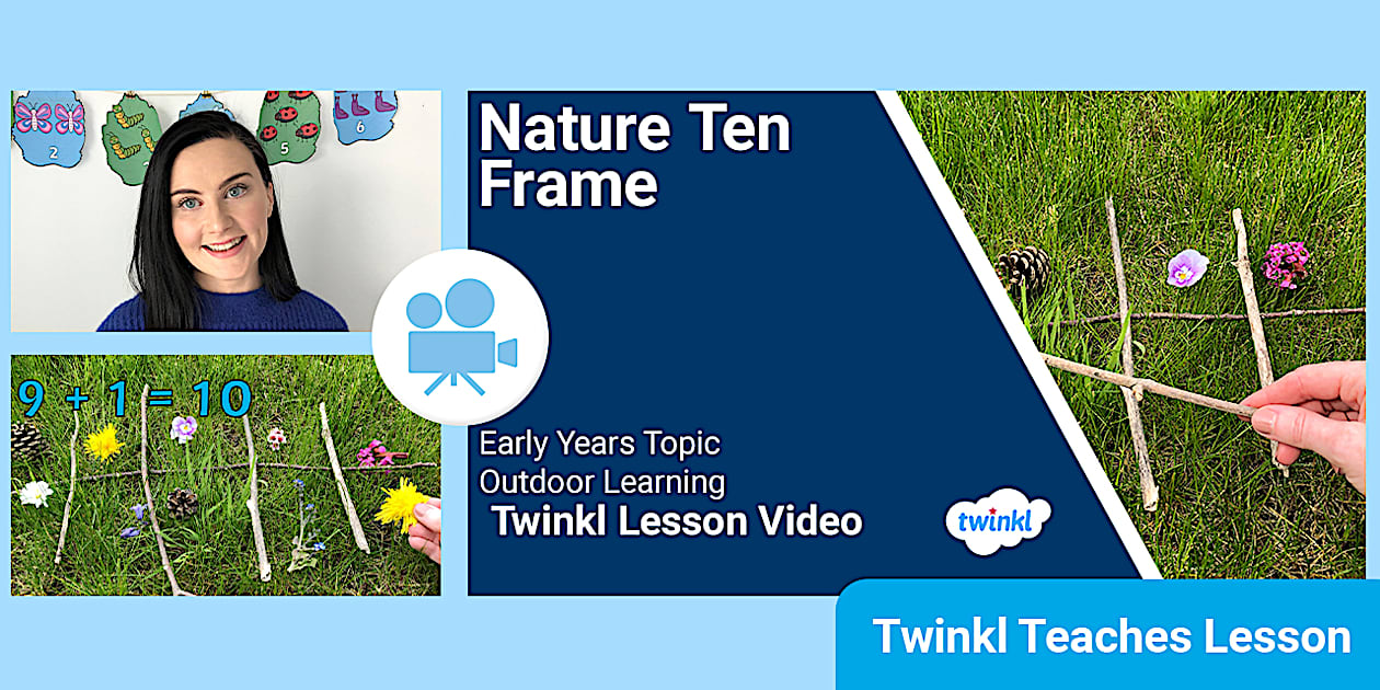Nature 10 Frame Video Lesson | EYFS Outdoor Learning