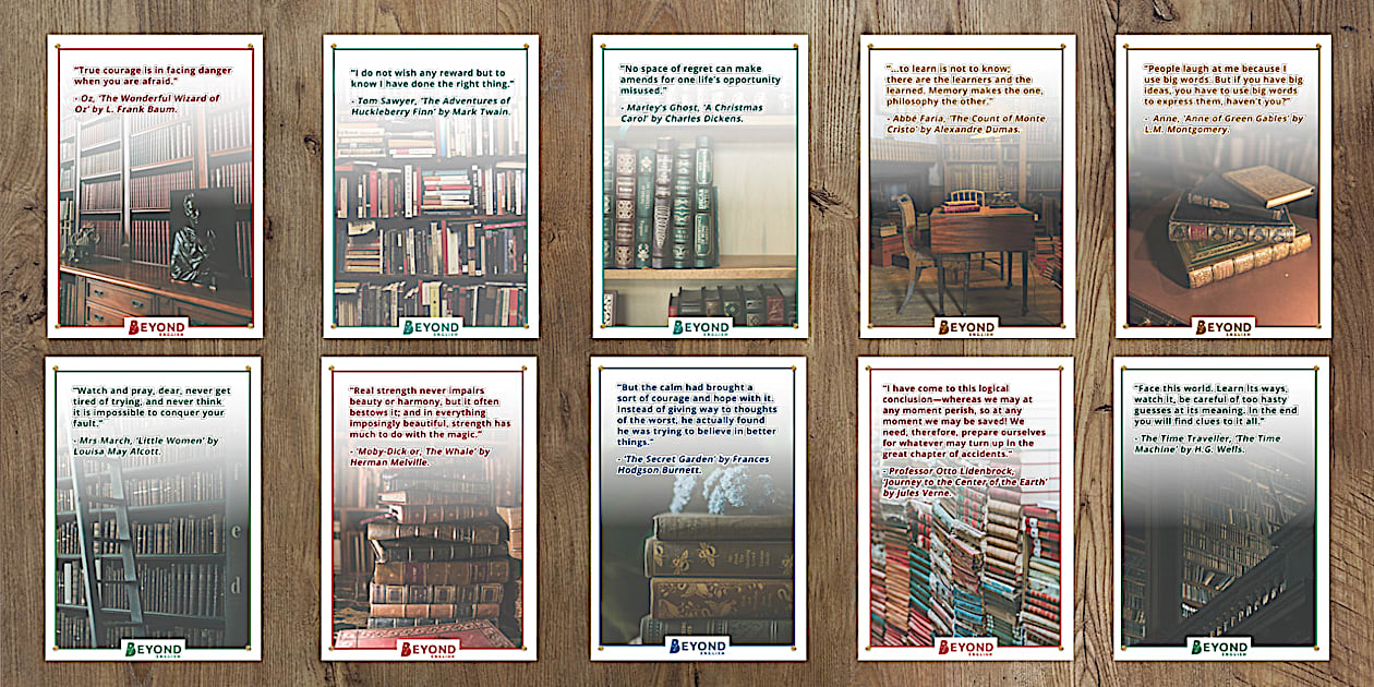 Classic Literature Display Posters (Teacher-Made) - Twinkl