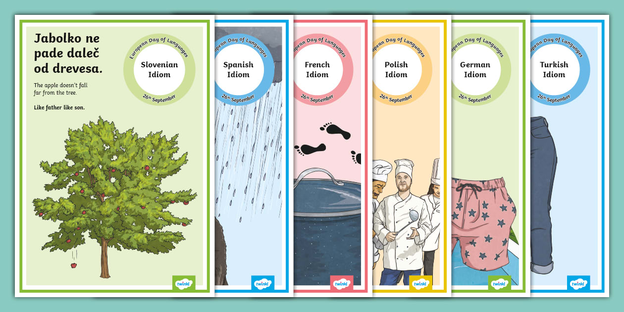 👉 European Day of Languages: Idioms Posters - KS2 - Languages