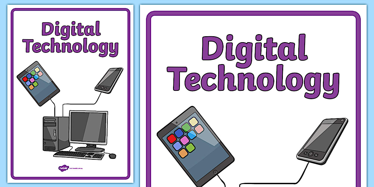 Black and White Australian Curriculum Digital Technology Book Cover