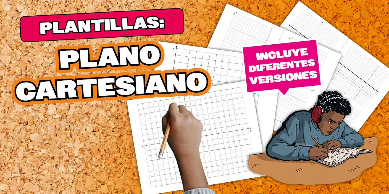 Plantilla | Plano Cartesiano | Matemáticas | Educación Media