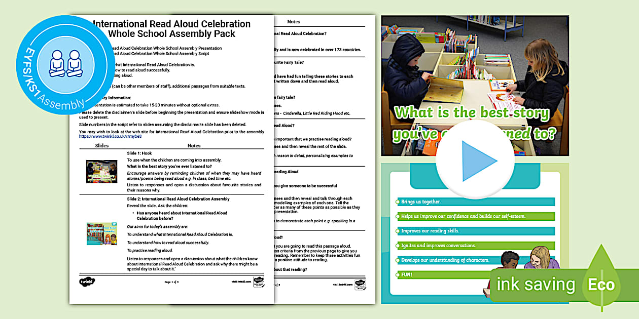 World Read Aloud Day PowerPoint - Twinkl South Africa