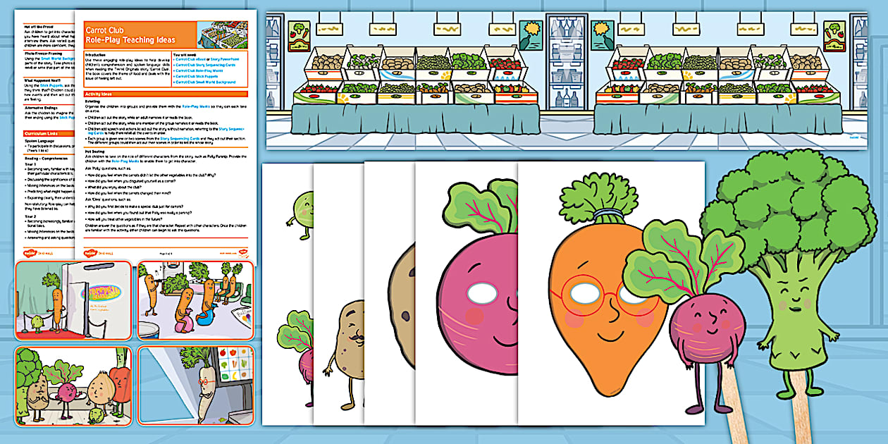 Carrot Club Role-Play Teaching Ideas and Resource Pack