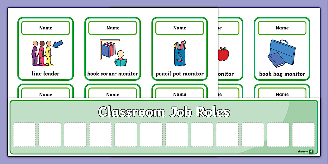Classroom Jobs Chart | Classroom Management Tools | Twinkl