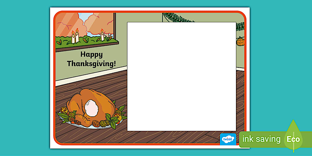 Thanksgiving Photo Frame (Teacher-Made) - Twinkl