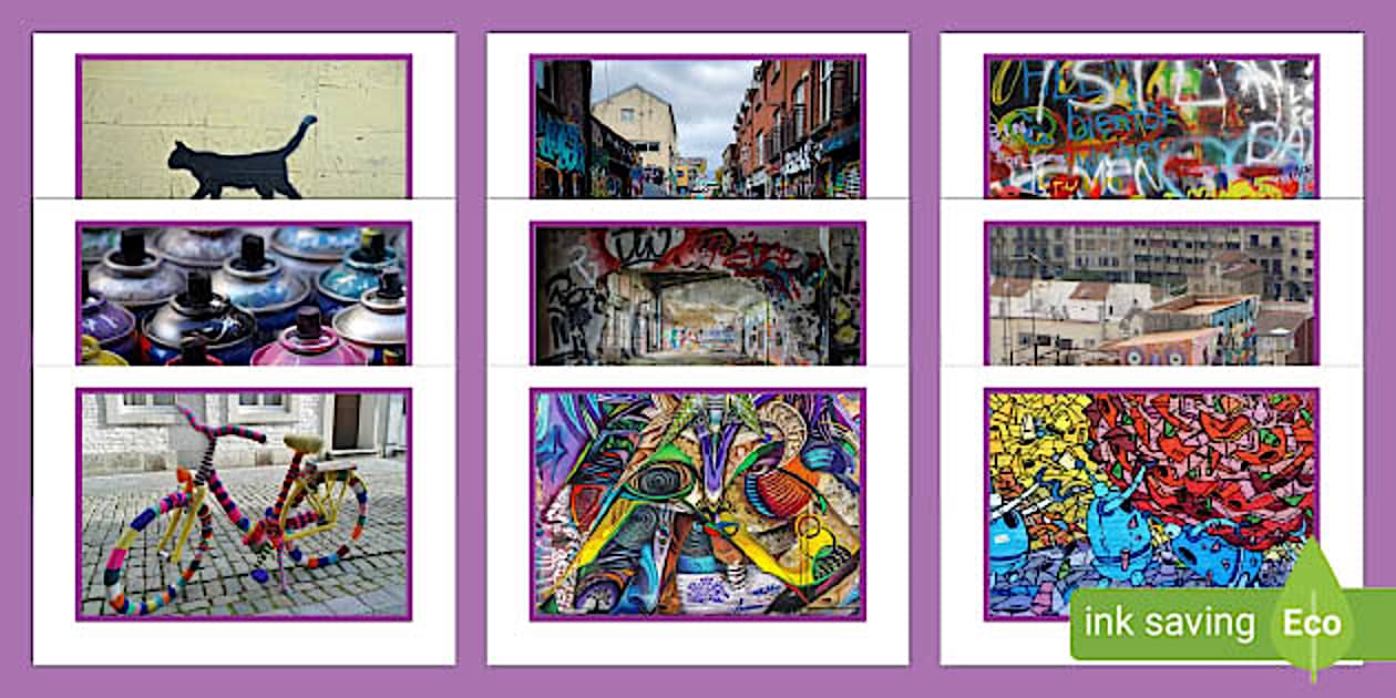 Graffiti and Street Art Display Photo Pack