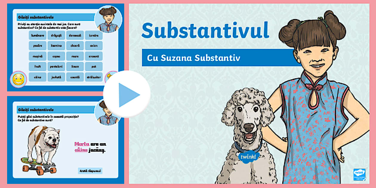 Substantivul - Prezentare PowerPoint | Twinkl România