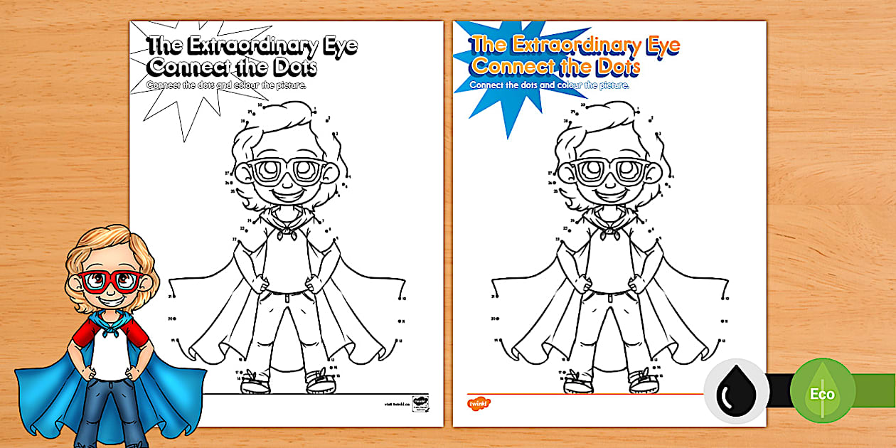 FREE! - The Extraordinary Eye Connect the Dots Numbers to 30