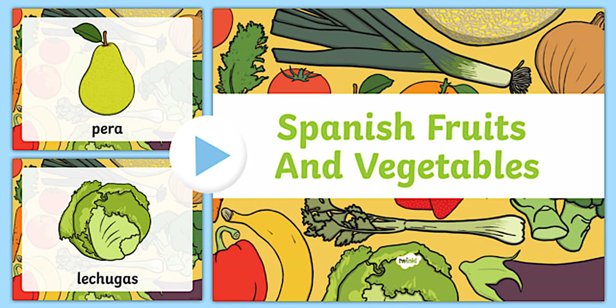 Spanish Fruits PowerPoint (teacher made) - Twinkl
