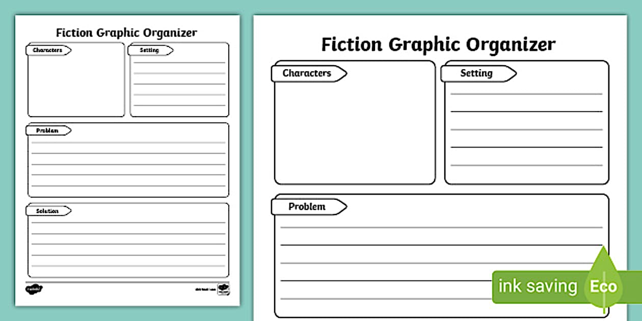 Fiction Texts Graphic Organizer (teacher made) - Twinkl