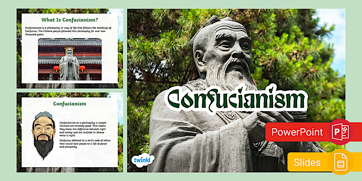 Confucianism PowerPoint & Google Slides for 6th-8th Grade