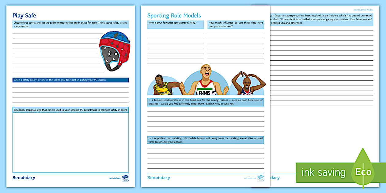 Editable PE Cover Lesson Worksheets (teacher made) - Twinkl