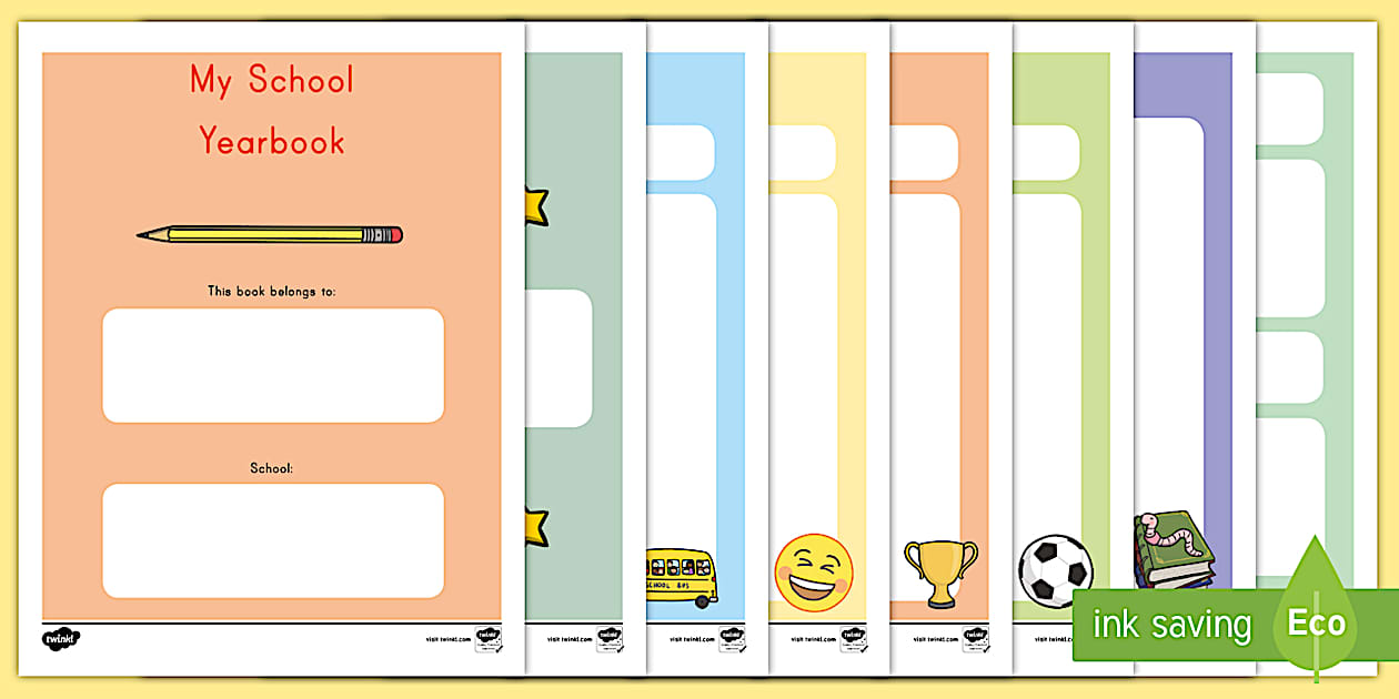 School Yearbook Worksheet | Teaching Resource | Twinkl USA