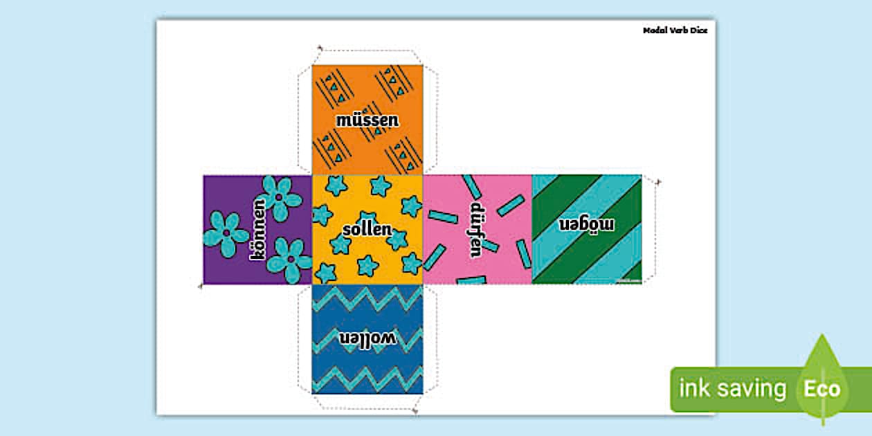 Modal Verb Dice German
