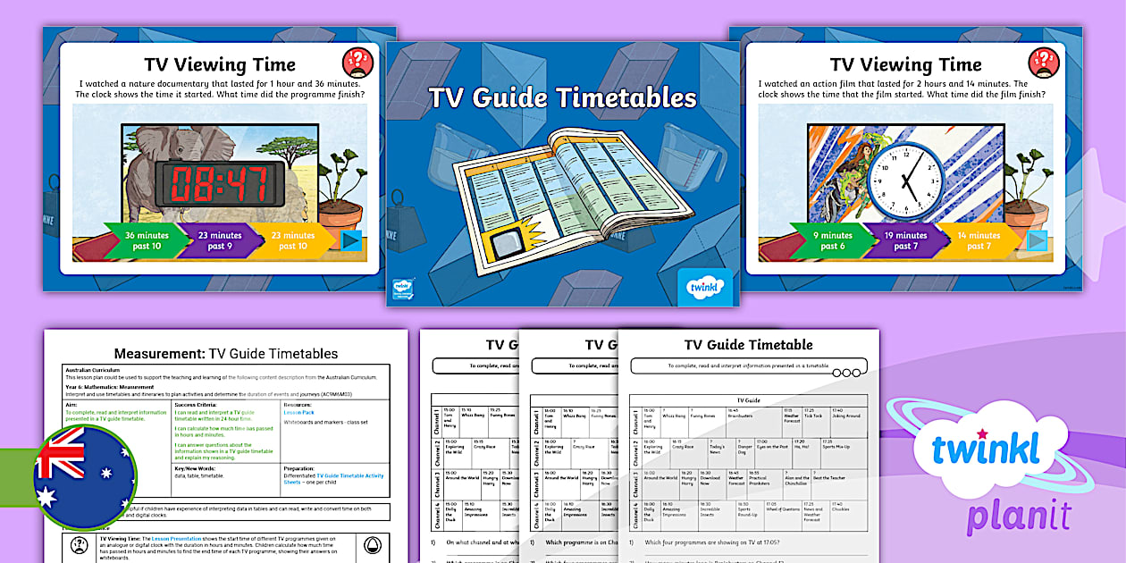 Year 6 Measurement: Timetables Lesson 5 (teacher made)