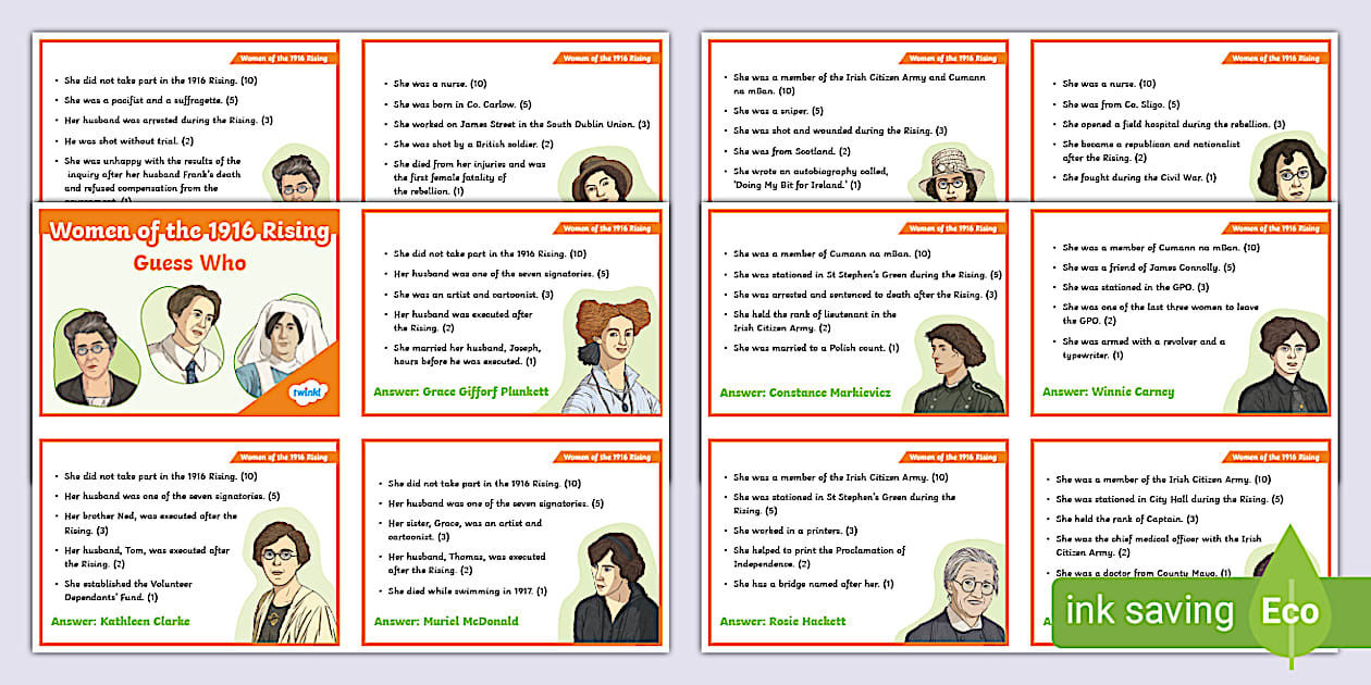 Women of the Rising (Guess Who Game) (professor feito)