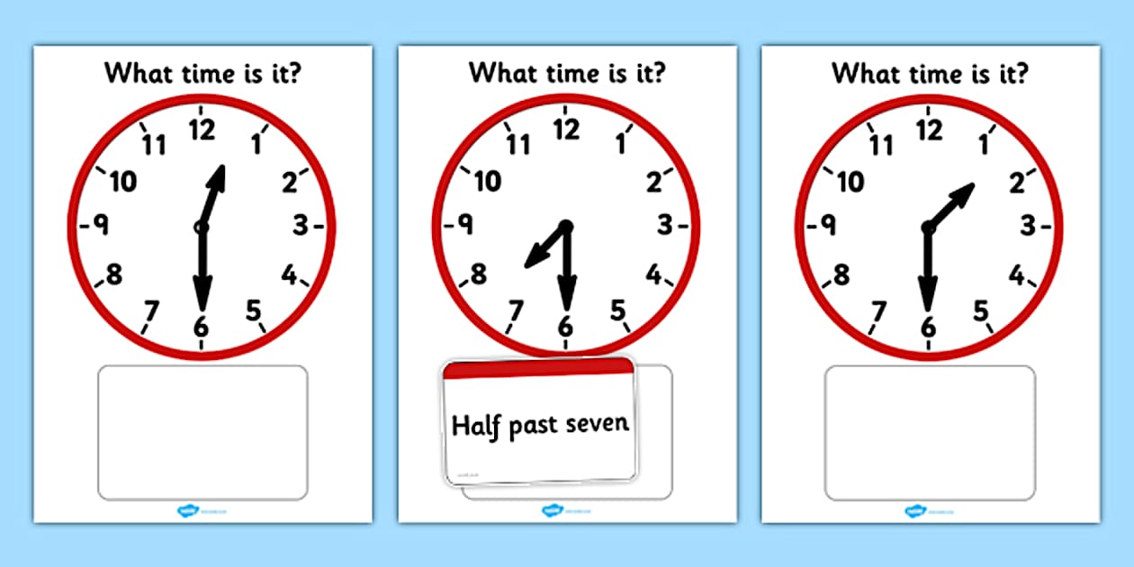 Analogue Clocks Matching Game - ESL Telling the Time Resources