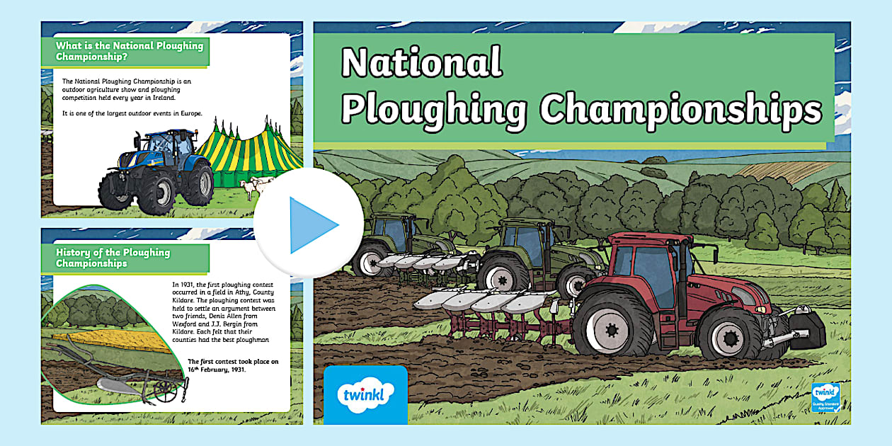 National Ploughing Championships PowerPoint 3rd/4th Class