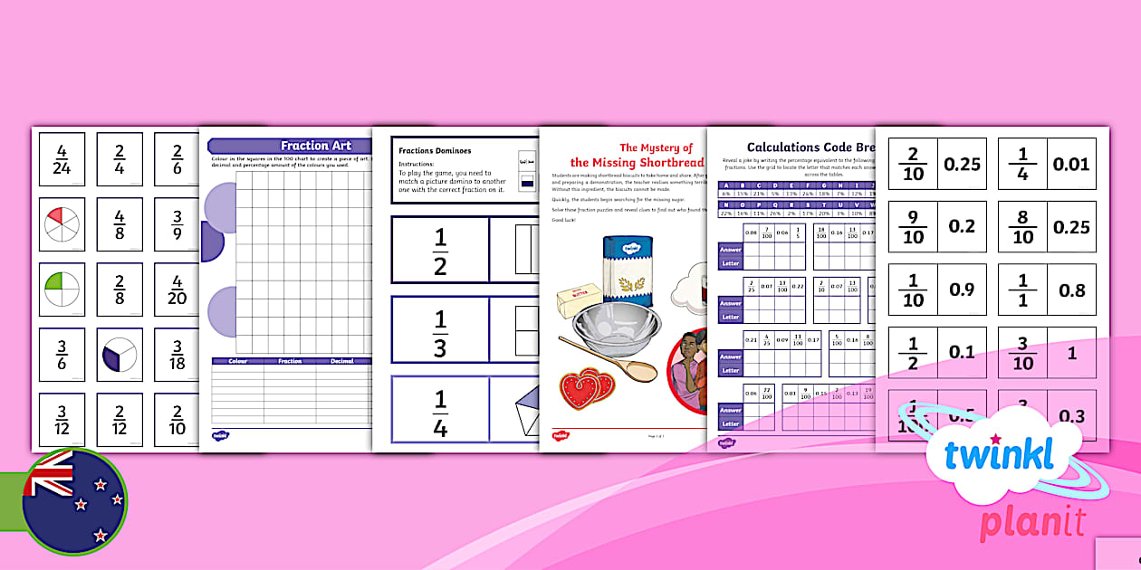 Level 3 Fractions: Supporting Activity Pack (Teacher-Made)