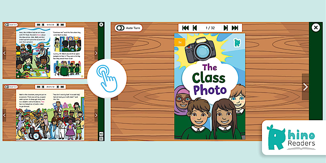 Level 5c Book | The Class Photo | Rhino Readers - Twinkl