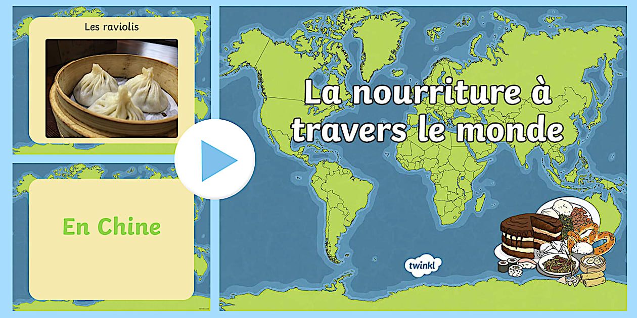PowerPoint : La nourriture à travers le monde - Twinkl