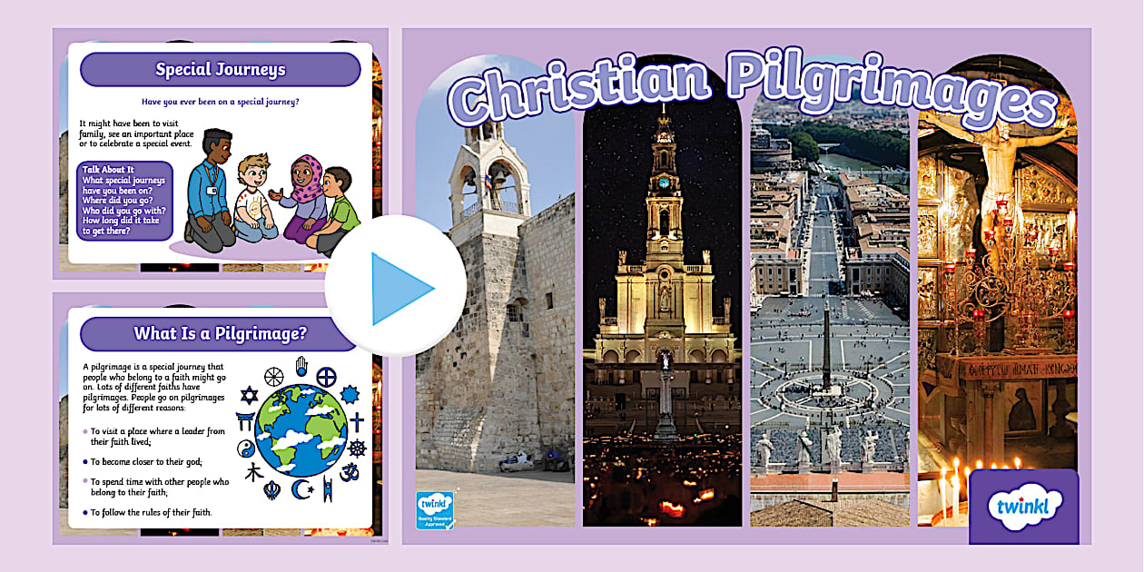 KS1 Christian Pilgrimages PowerPoint (teacher made) - Twinkl