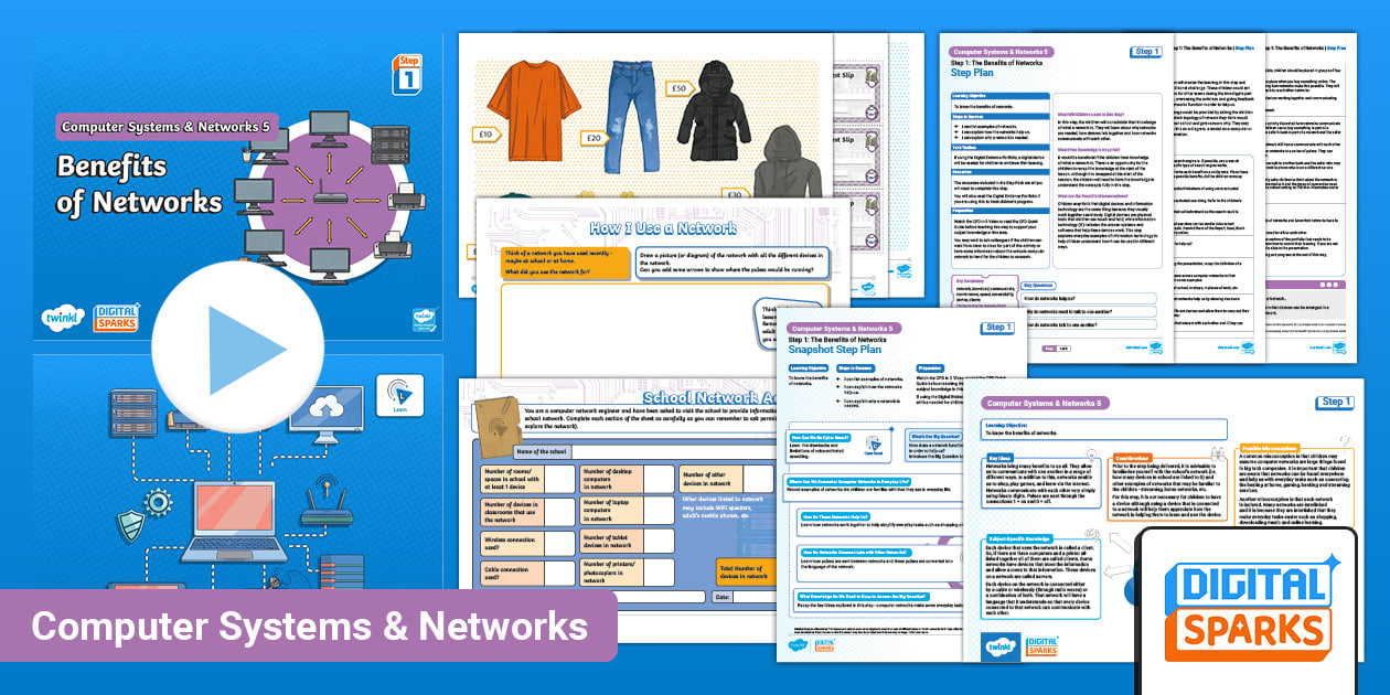 Digital Sparks: Computer Systems and Networks 5: Step 1