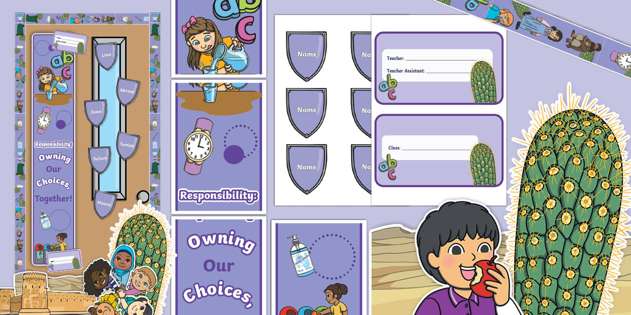 Responsibility Themed Door Display Pack