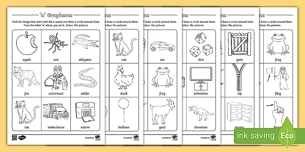 Phase 2 Phonics Worksheets