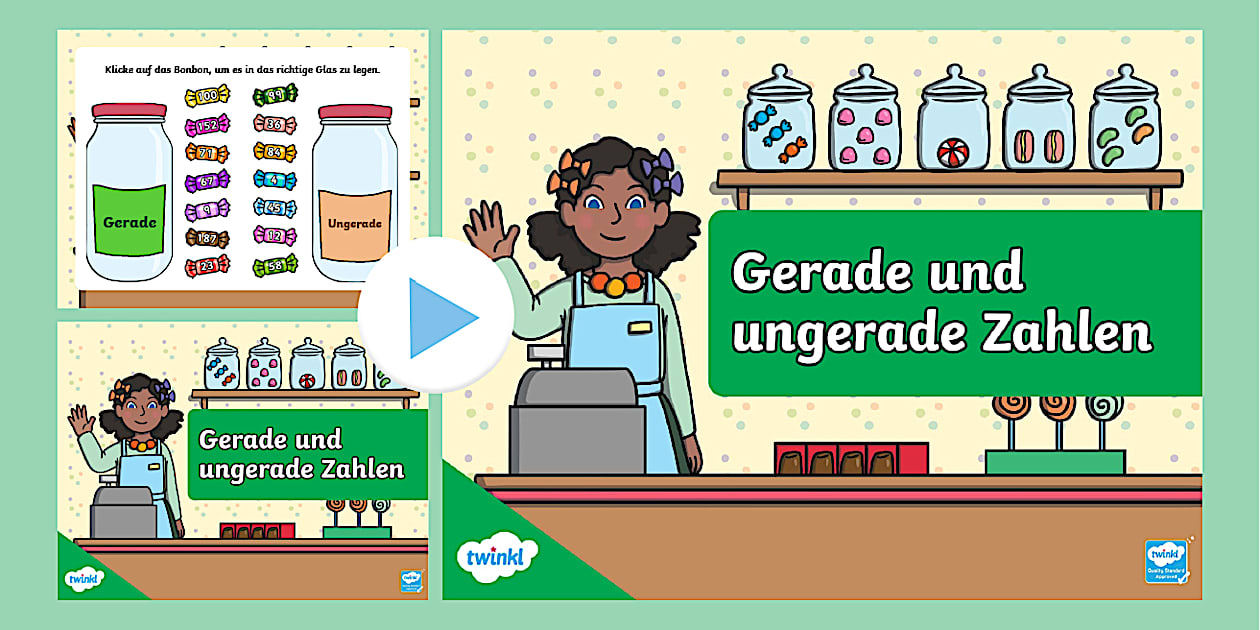 Gerade und ungerade Zahlen - PowerPoint-Präsentation