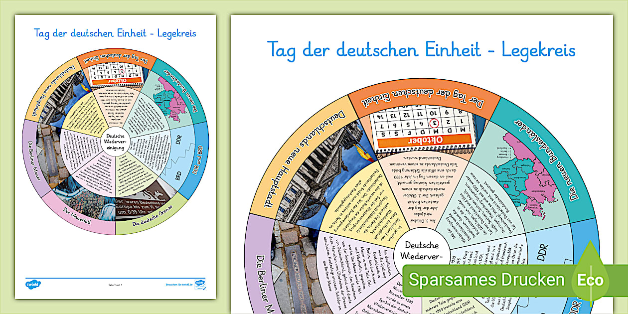 Legekreis zum Tag der deutschen Einheit | Unterrichtsmaterial für die