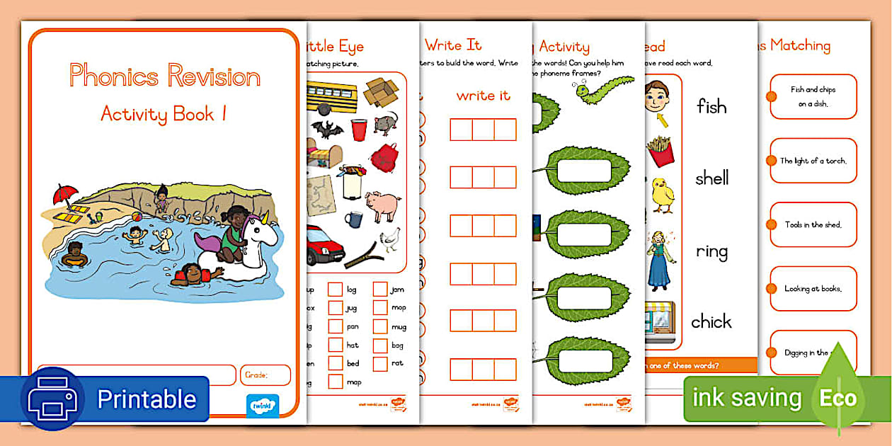 Phonics Revision Booklet - Twinkl South Africa - Twinkl