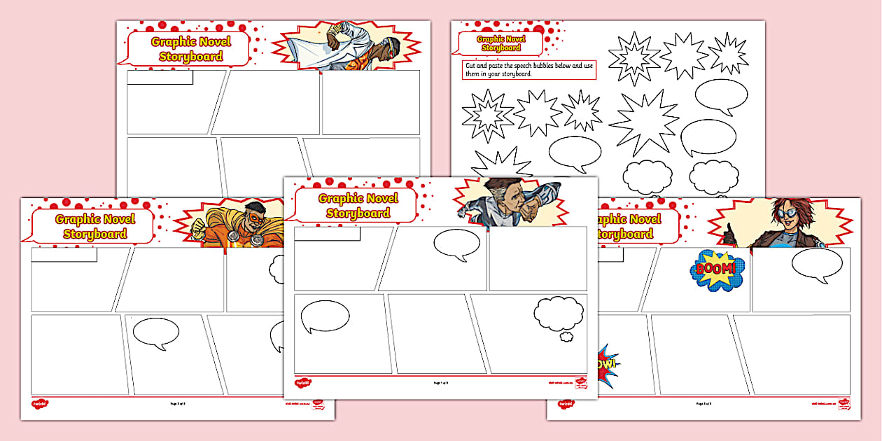 Graphic Novel Storyboard - Primary School Library Education