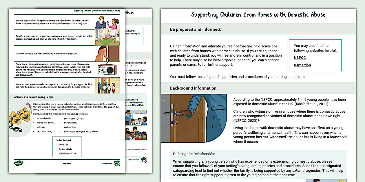 Supporting Pupils from Homes with Domestic Abuse