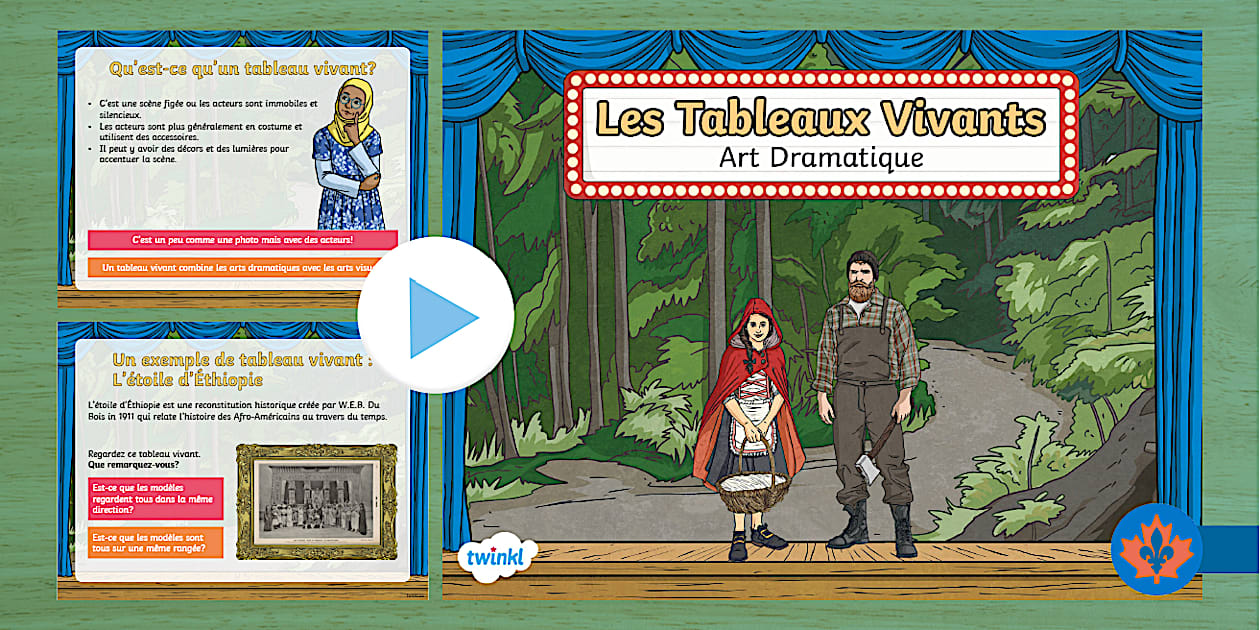 Tableaux Vivants Presentation French (teacher made) - Twinkl