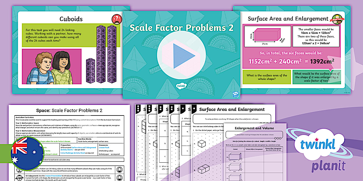 Year 5 Space: Scale Factor and Enlargement Lesson 3 - Twinkl