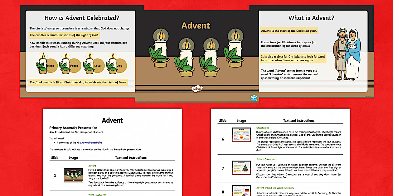 Foundation Phase Advent Assembly Script and PowerPoint Pack