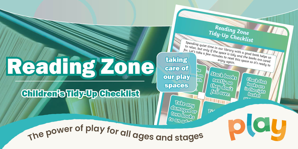Reading Zone Children's Tidy-Up Checklist